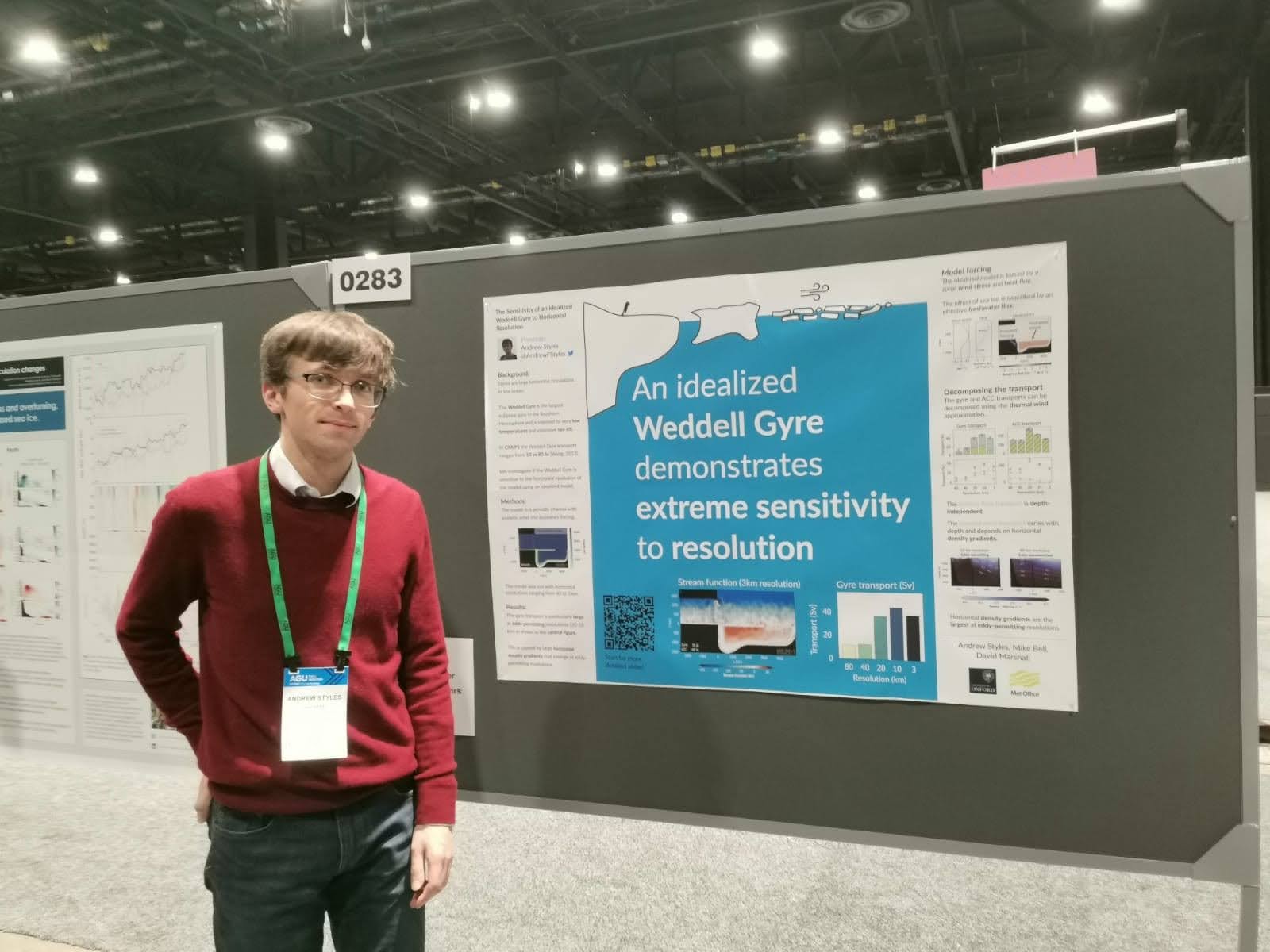 Outstanding Student Presentation Award at AGU! | Andrew Styles