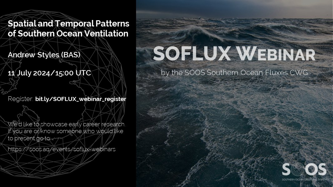 SOFLUX webinar coming up | Andrew Styles